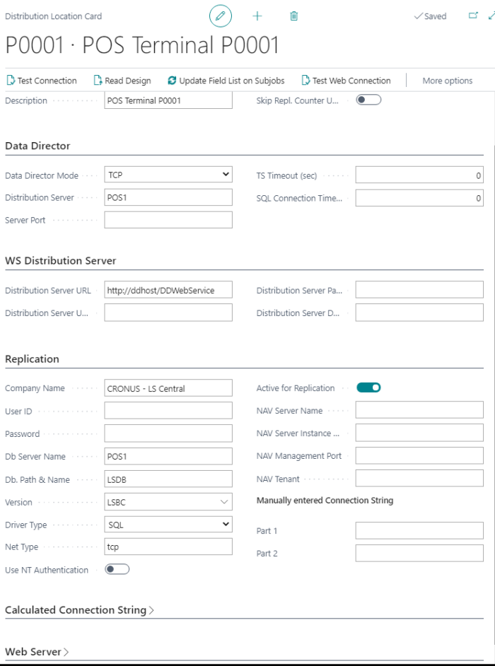 Distribution Location Sample