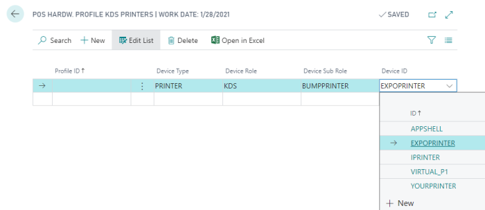 Expeditor Bump Printing