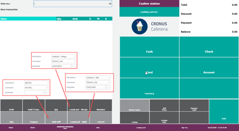Setting Up the POS for Loading Card Usage